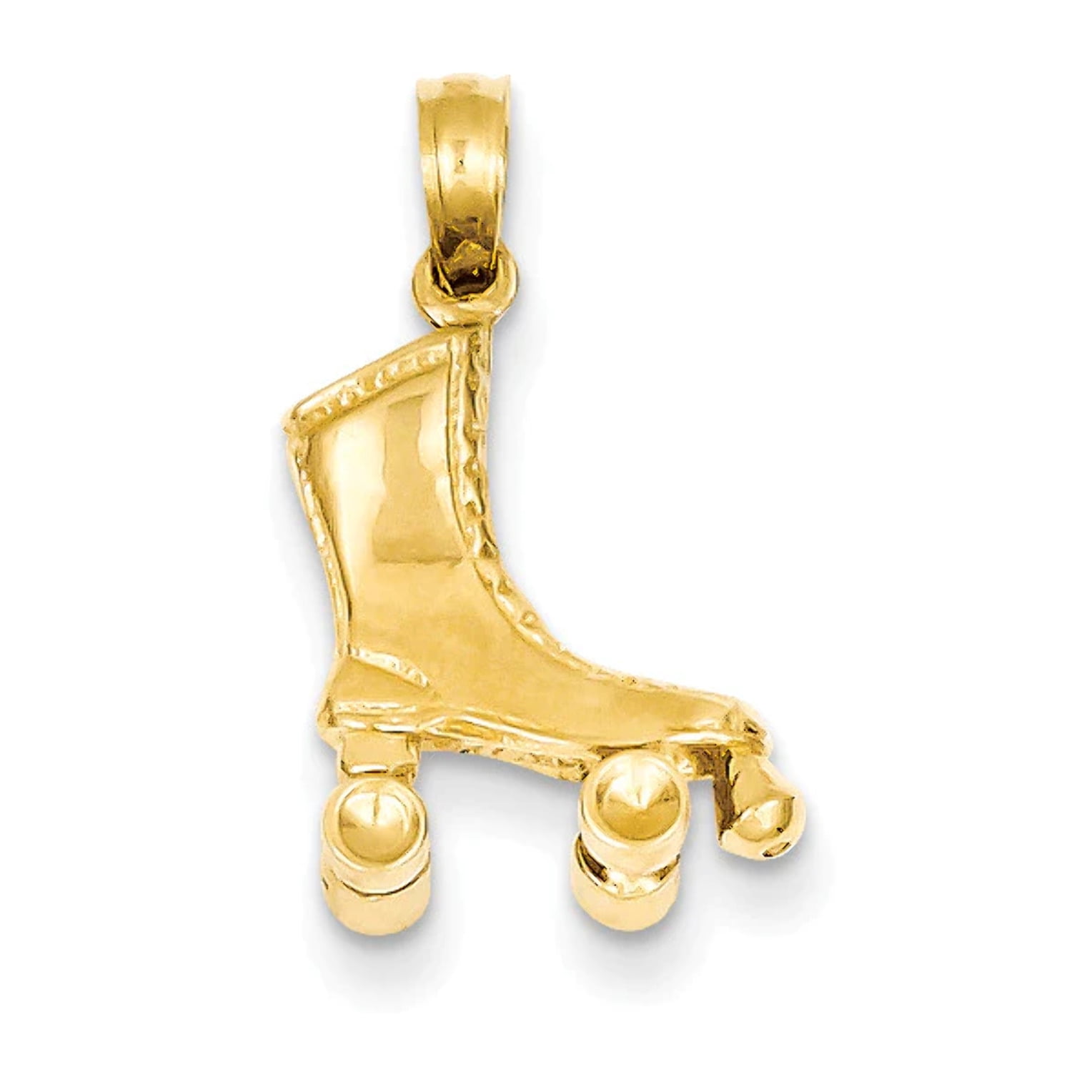 14k 3-D Roller Skate Charm C3550 - Walmart.com