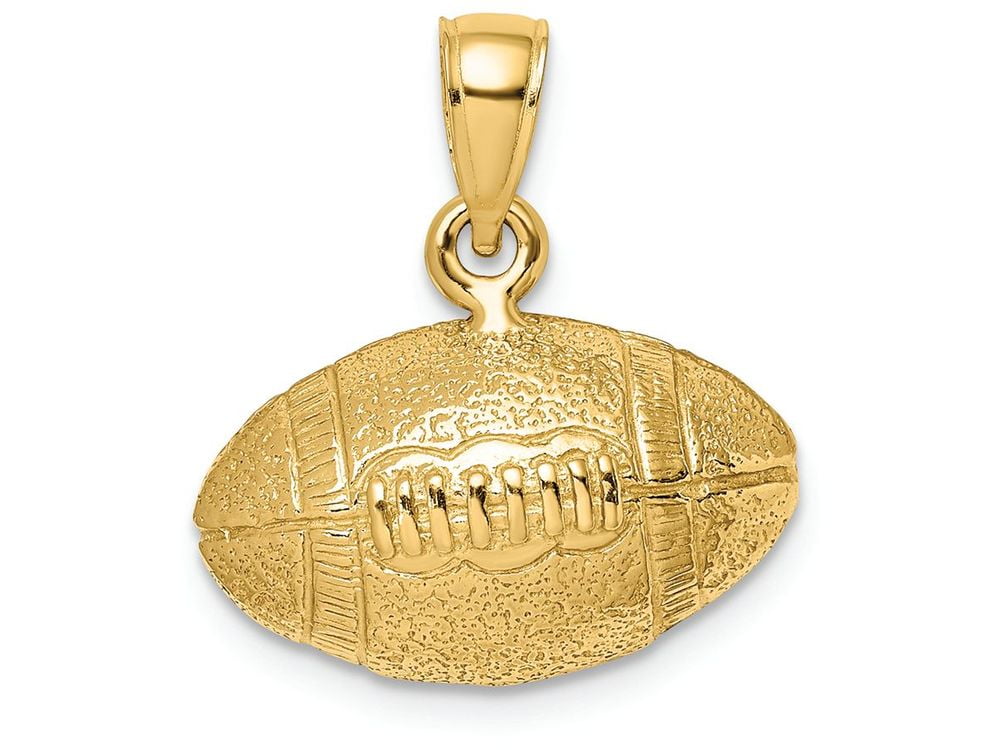 FJC Finejewelers 14k Yellow Gold Polished Football Charm - Walmart.com