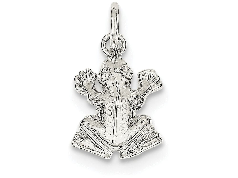 FJC Finejewelers Sterling Silver Frog Charm - Walmart.com