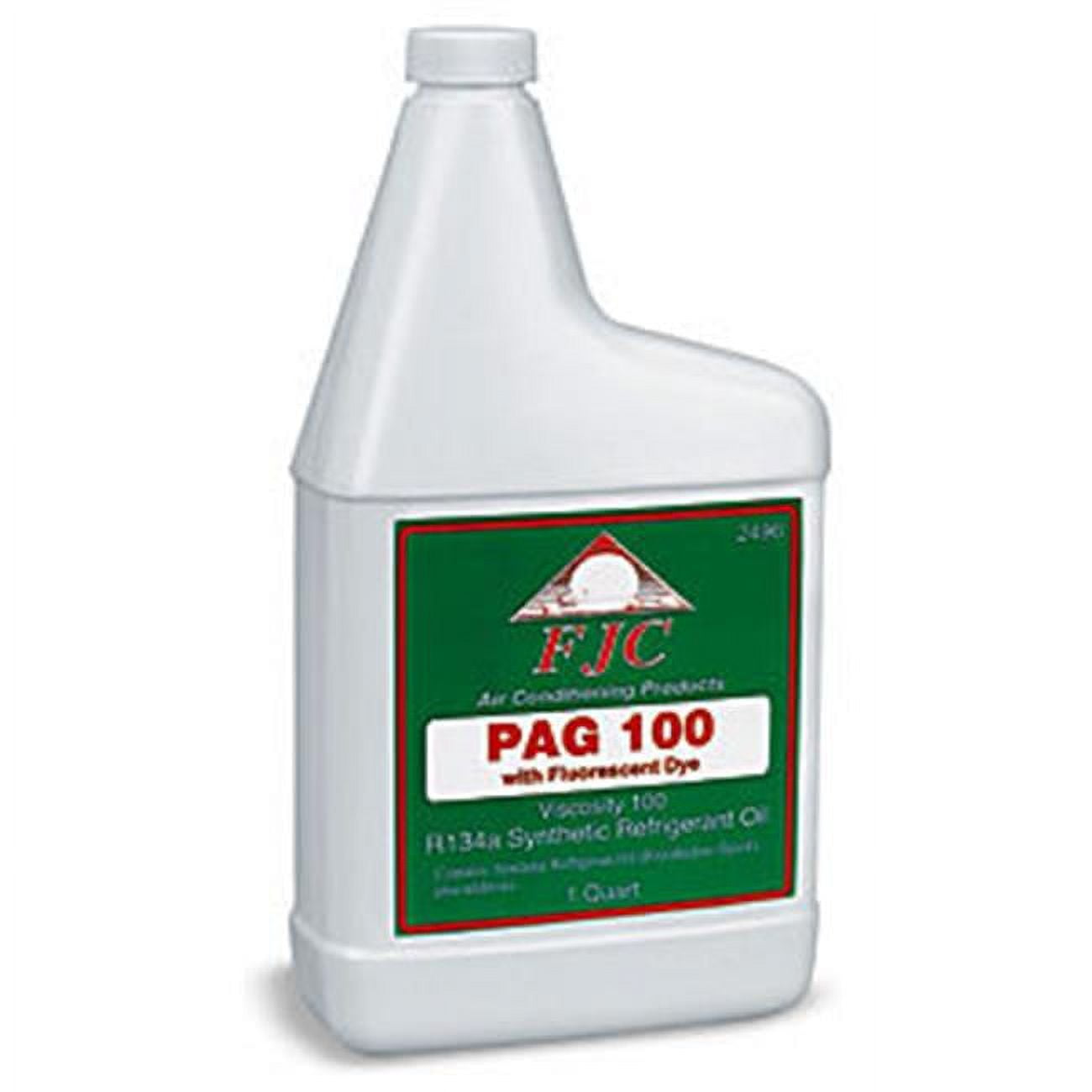 FJC PAG-100- Synthetic PAG Refrigerant Oil with U/V Dye for R134a ...