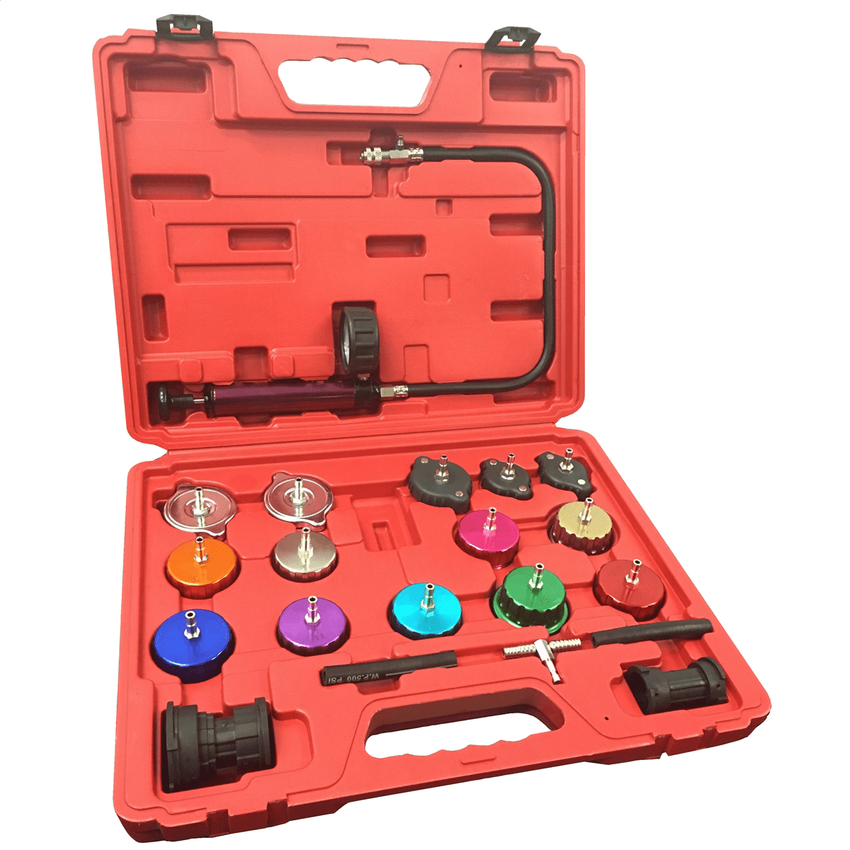 FJC RADIATOR AND CAP PRESSURE TESTER KIT-21PC - Walmart.com