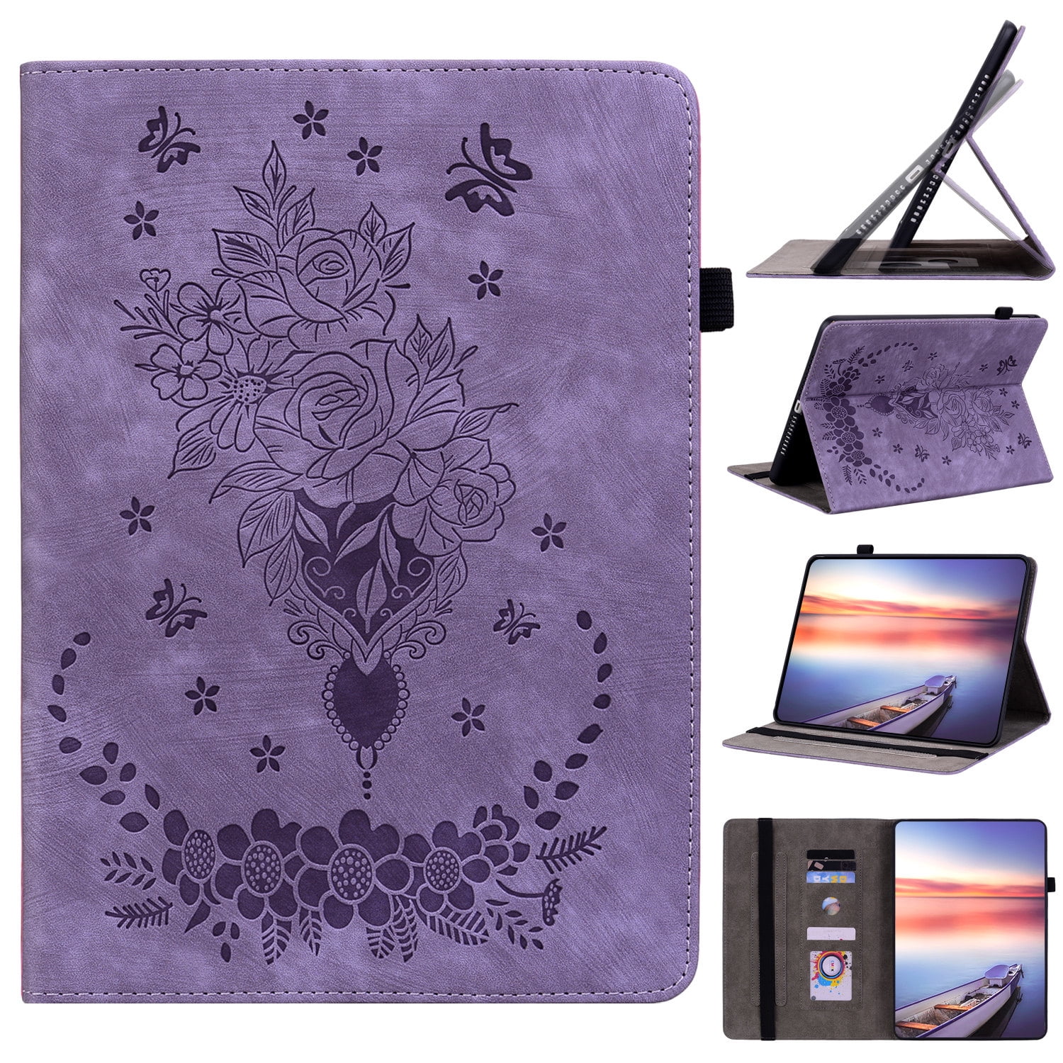 FJLBDE Case for Samsung Galaxy Tab S6 Lite 10.4 Inch 2024/2022/2020, PU ...