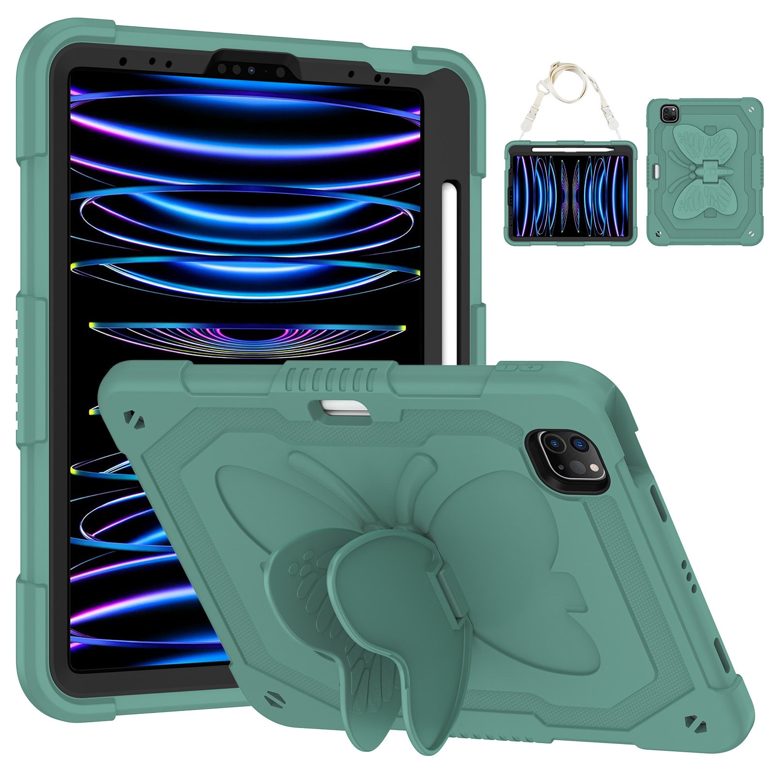 FJLBDE Case for iPad Air 11 (M3 2025/M2 2024) iPad Air 4/5 10.9 Inch ...