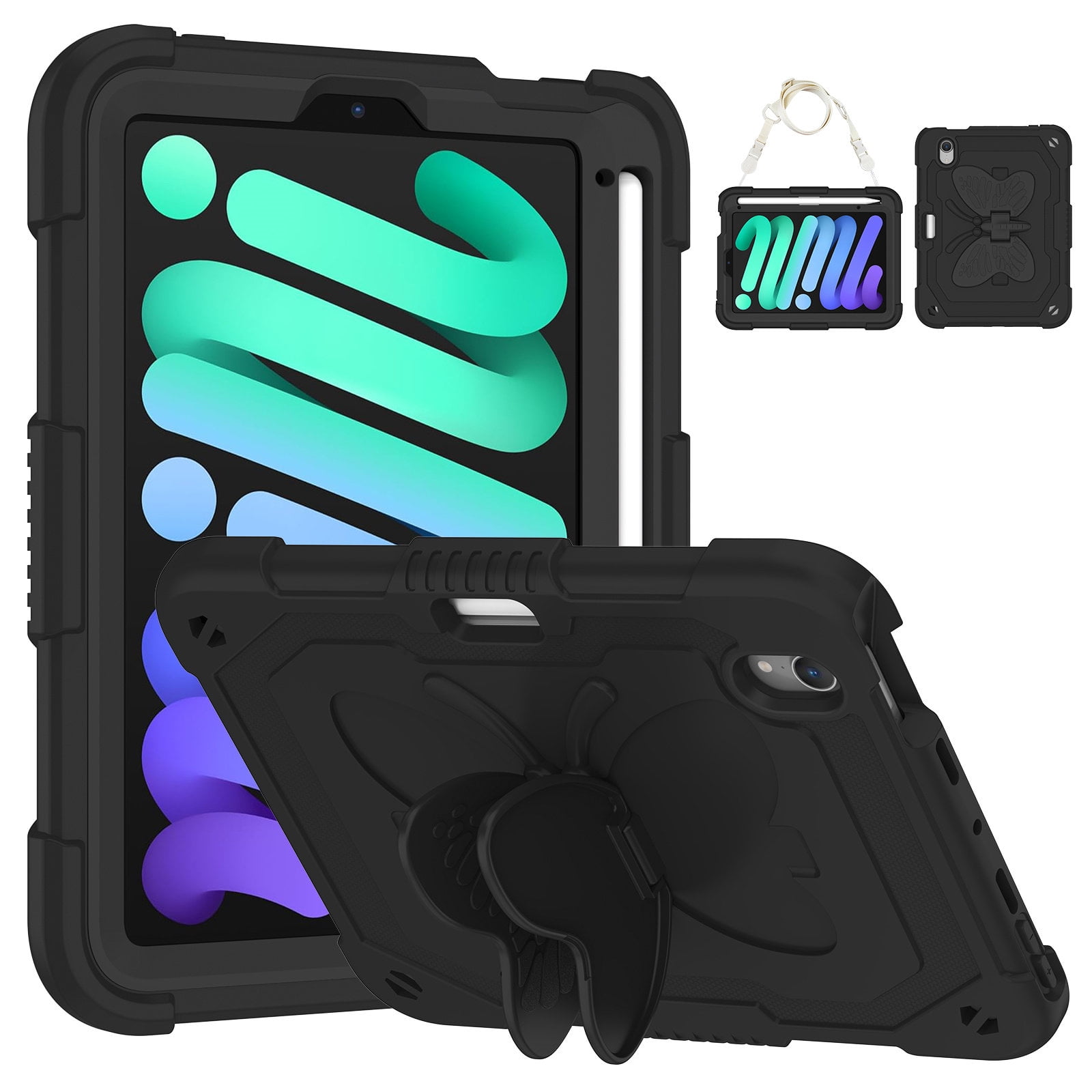 FJLBDE Case for iPad Mini 7 A17 Pro 2024/Mini 6 2021 8.3 Inch 7th/6th ...