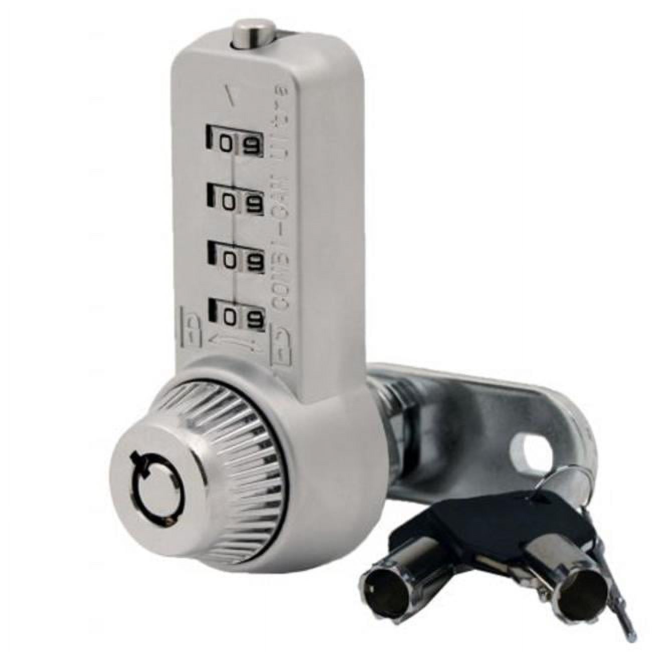 FJM Security 7432L-Keys-BX20 Combi-Cam Ultra 0.12 in. Chrome 4-Dial ...