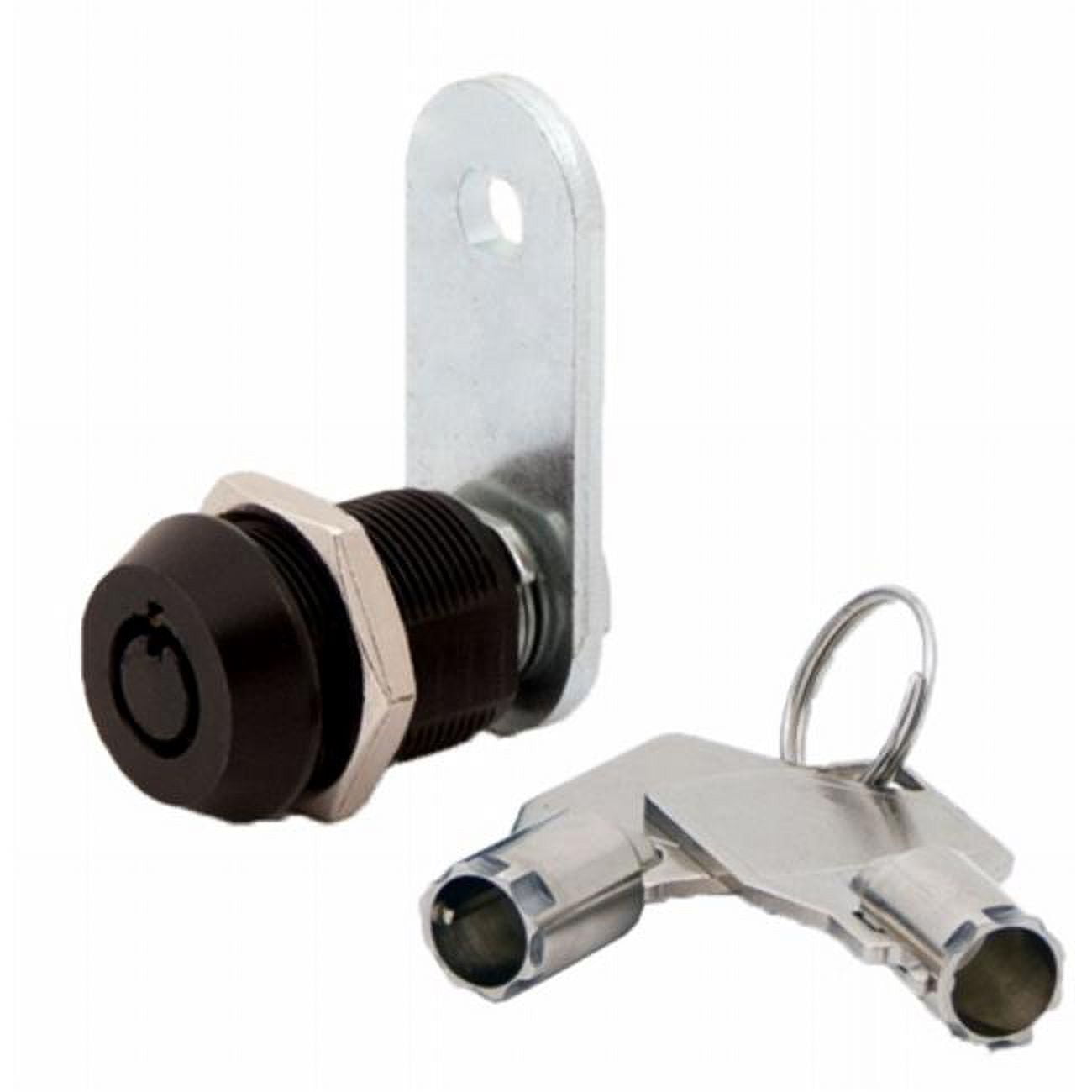 FJM Security MEI-2400AM-KA-BLK Tubular Cam Lock 0.87 in. Keyed Alike ...