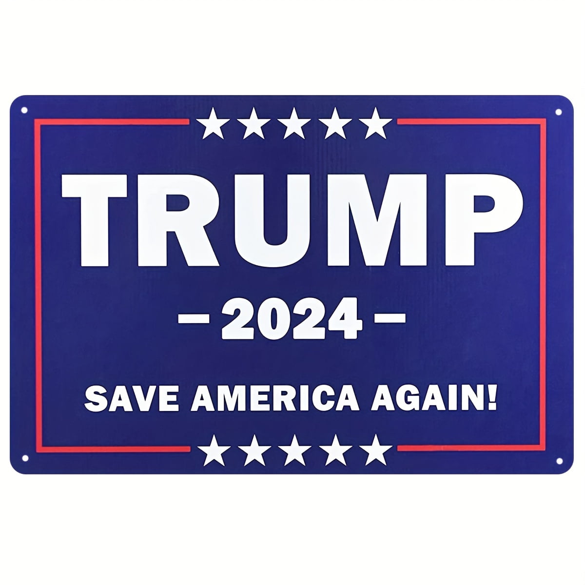 FJPT Trump 2024 Save America Again Metal Sign - Walmart.com
