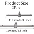 FJSHN-2Pcs 1/4" and 3/8 Inch Drive Sliding T-Handle Wrench, Adjustable ...