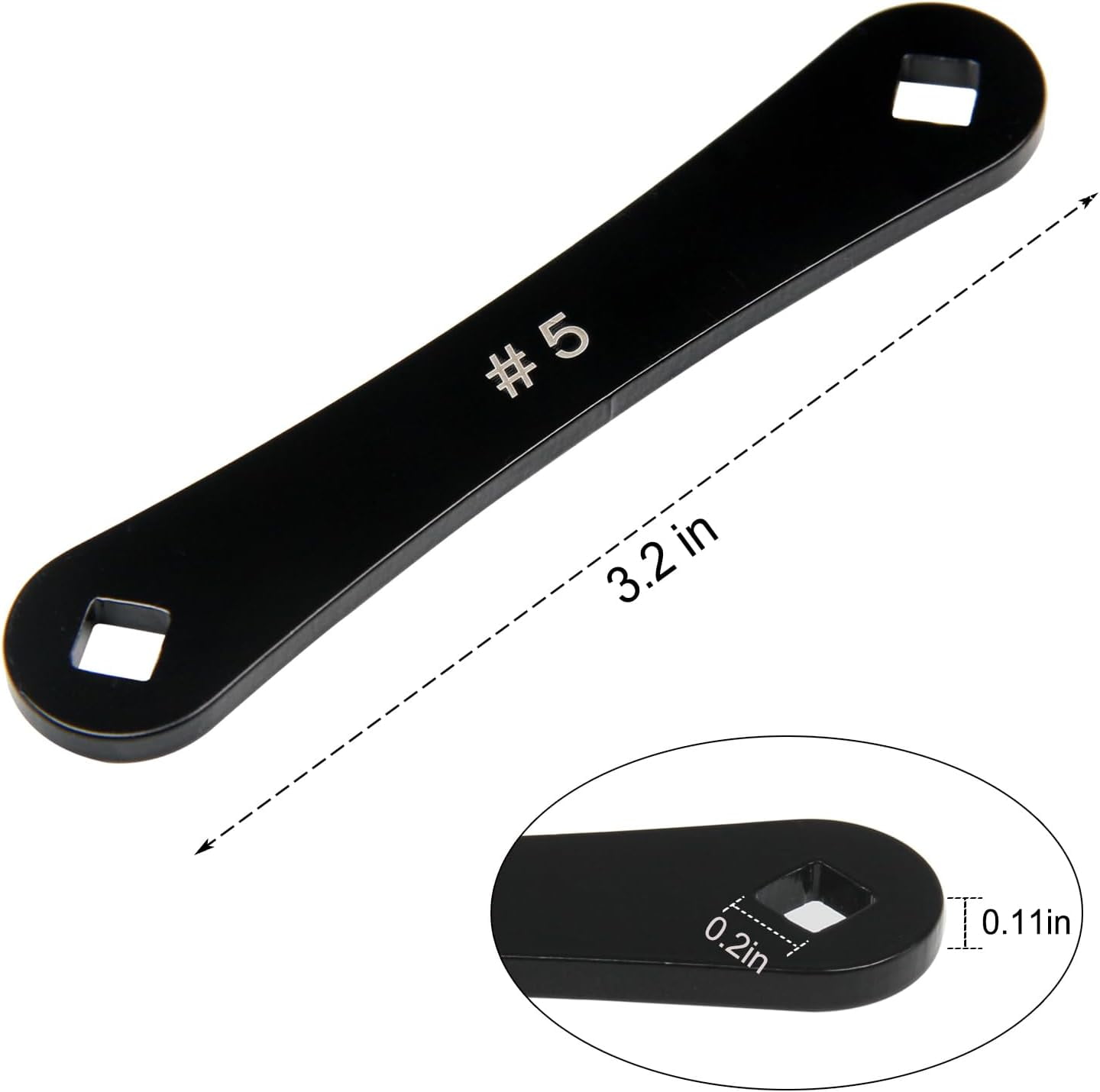 FJSHN-Acetylene Tank Wrench (2 Pcs), for B & MC Acetylene Tank Valves ...