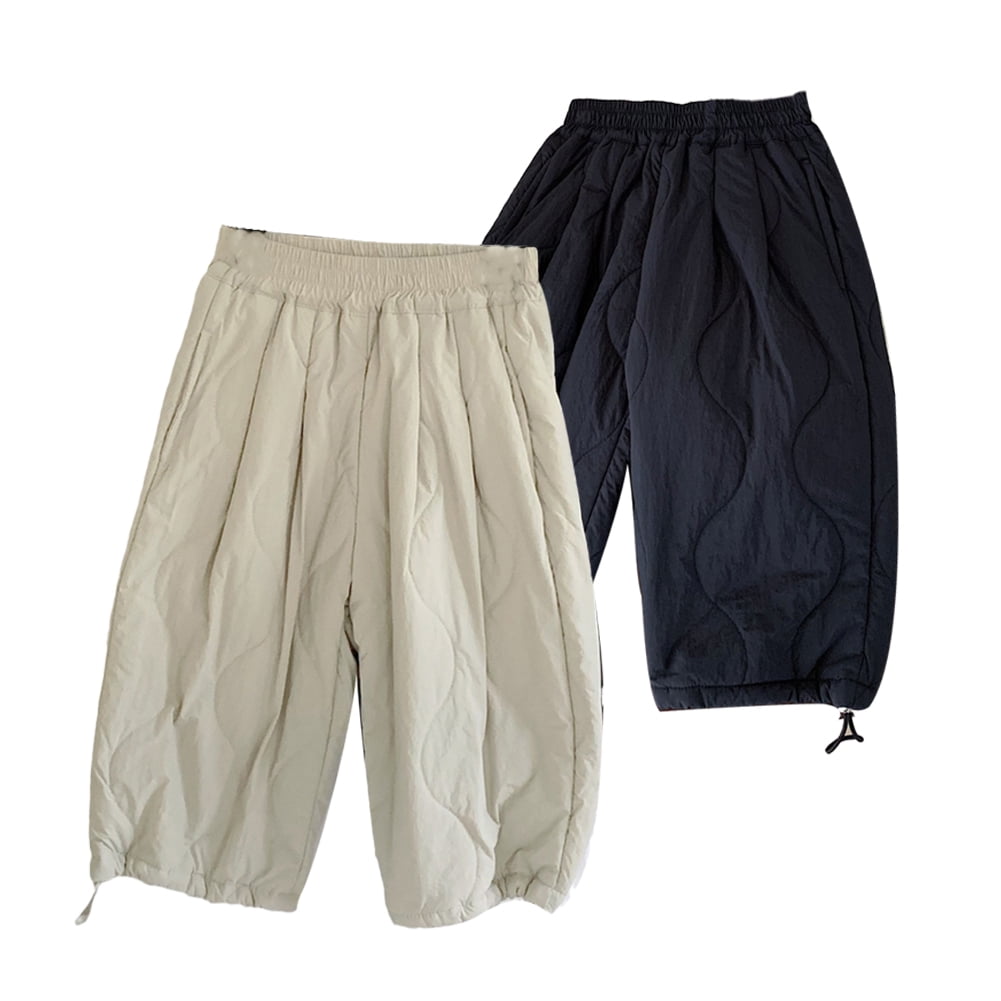 FJUCHAI 1-8Y Boys Loose Cotton Pants Toddler Solid Color Straight Pants ...