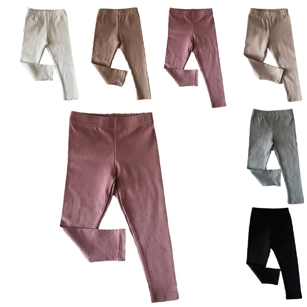 FJUCHAI 2-11Y Kids Toddler Cotton Bottoms Boys Girls Solid Color ...