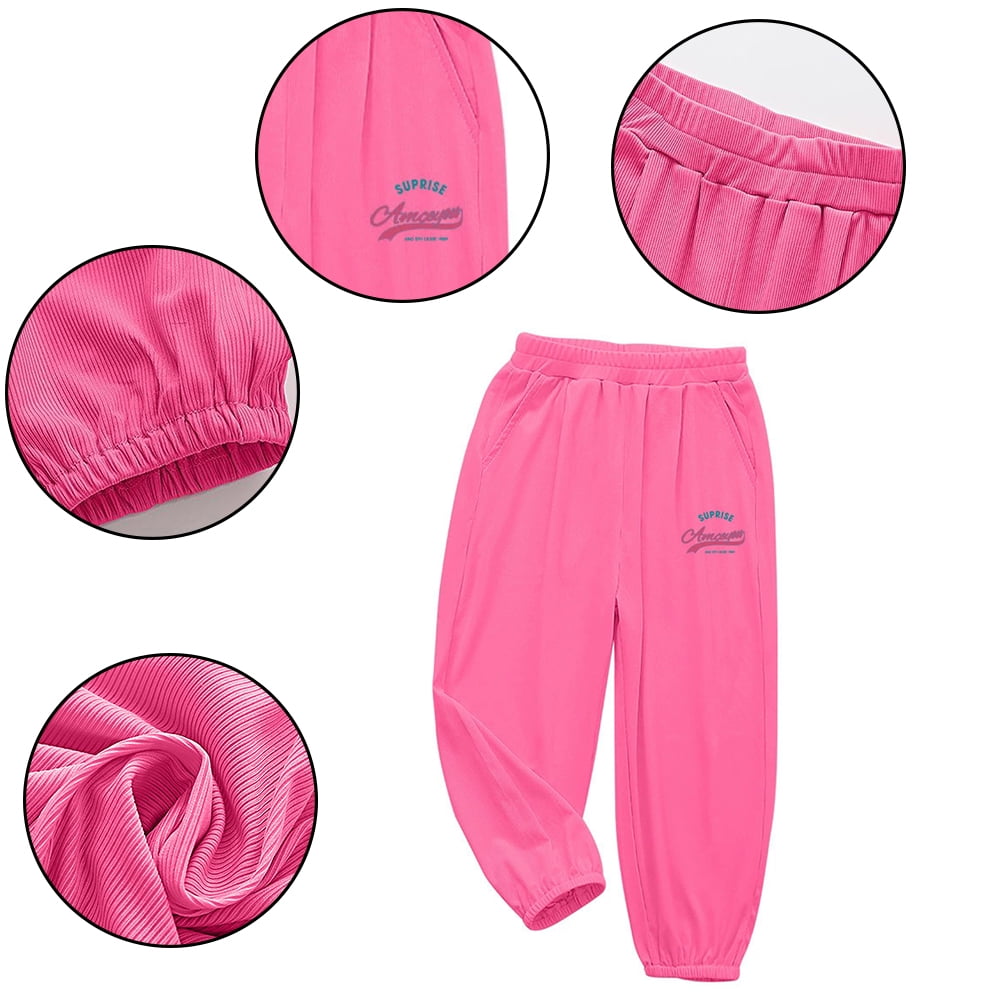 FJUCHAI Summer Kids Mosquito Pants Toddler Boys Girls Sweatpants ...