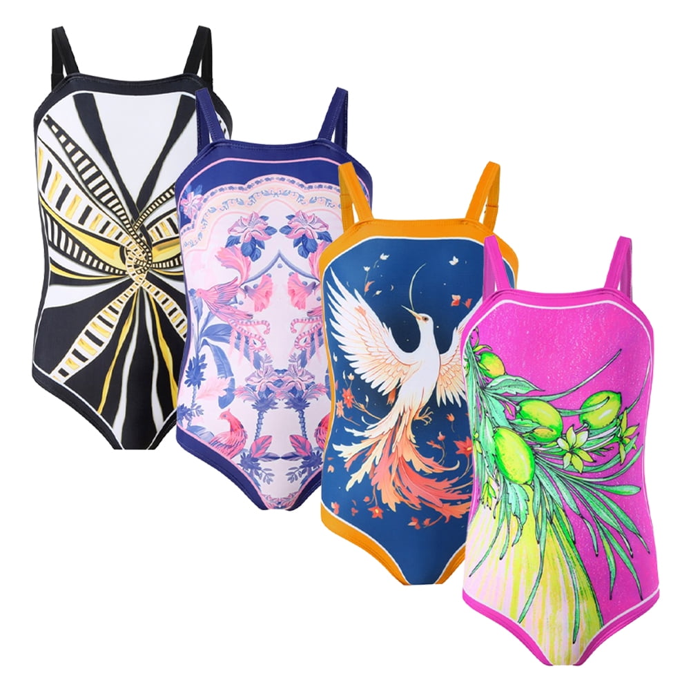 FJUCHAI Teen Girls Tight Bikini Swimsuit for 2-12Y Youth Summer One ...