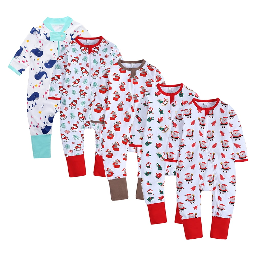 FJUCHAI Toddler Baby Hoodie Bodysuits Cotton Onesies Newborn Cartoon ...