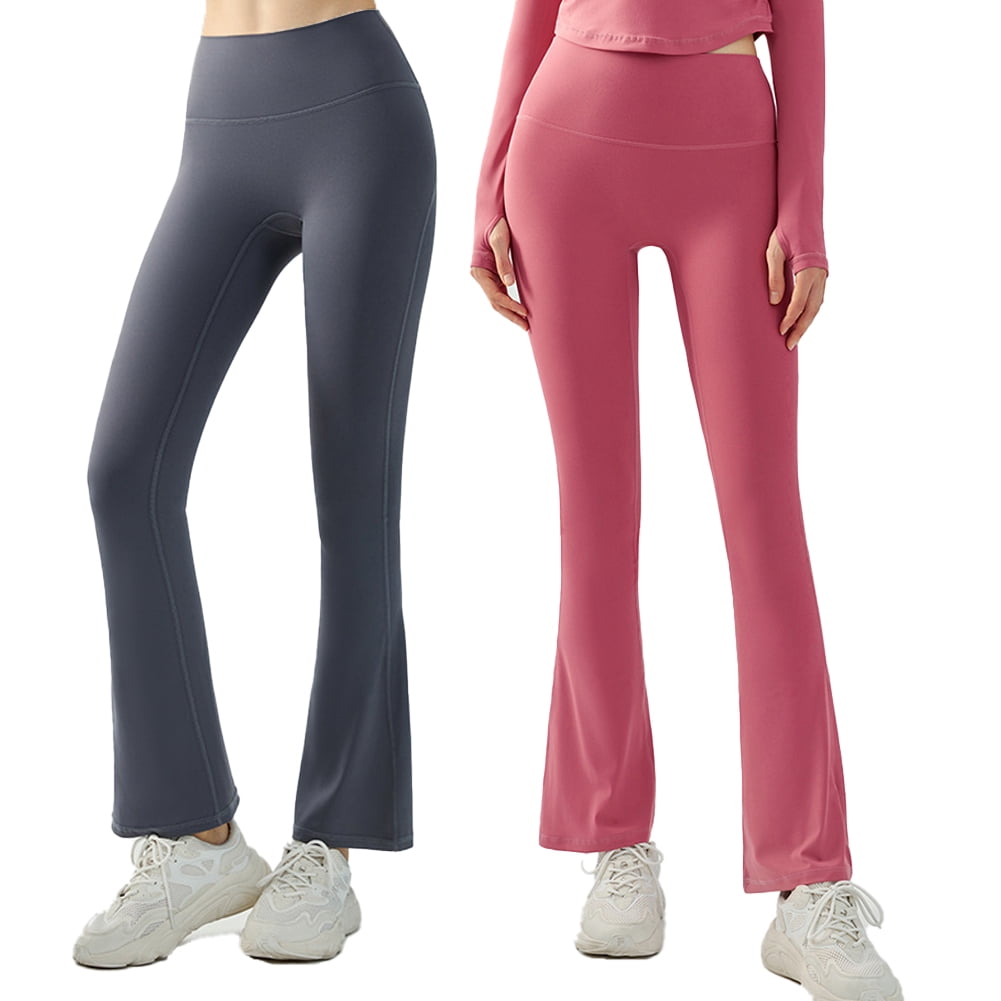 FJUCHAI Yoga Pants for Women Women Flared Pants High Waist Flare ...
