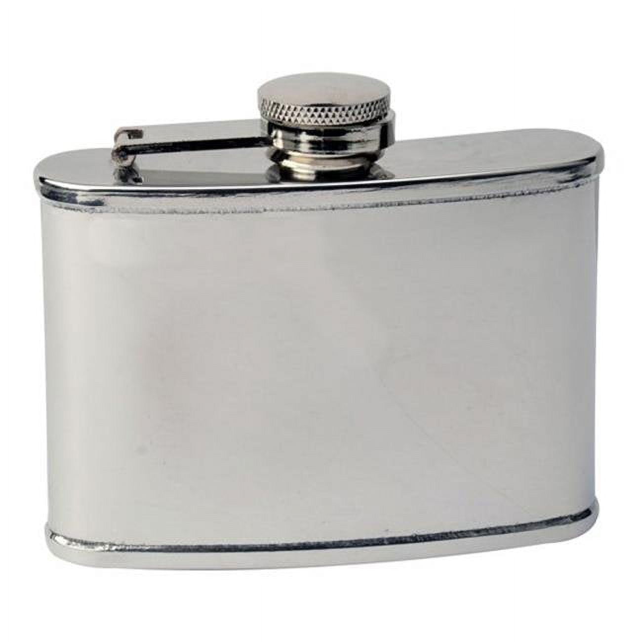 FJX Wholesale HFL-MC003 3oz Mirrored Stainless Hip Flask - Walmart.com
