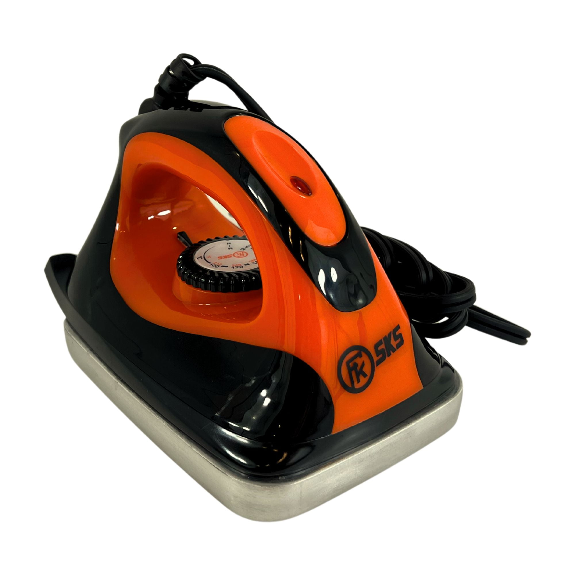 FK/SKS Deluxe Ski Snowboard Iron - Orange and Black Ski Wax Iron, for ...