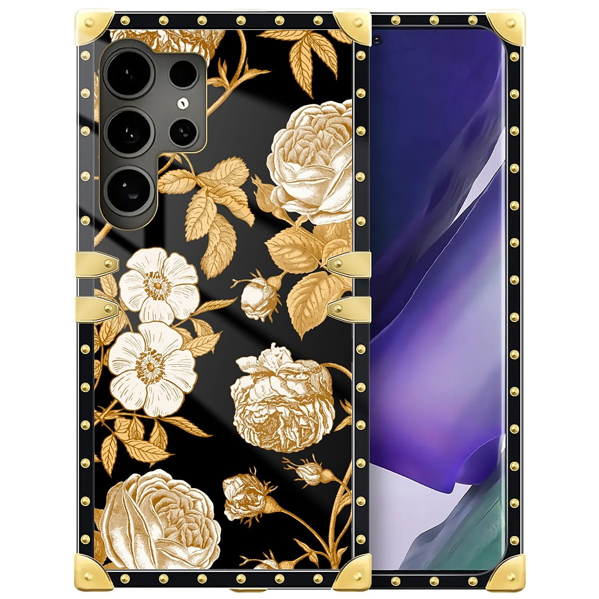 FKBRCL4U Compatible with Samsung Galaxy S24 Ultra Case, Blooming Rose ...