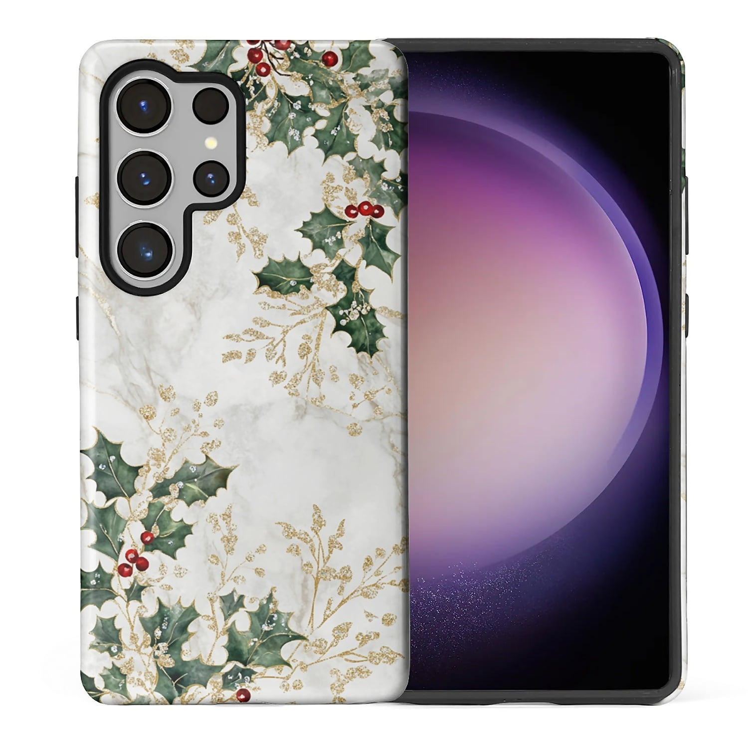 FKBRCL4U Compatible with Samsung Galaxy S25 Ultra Case White Marble ...