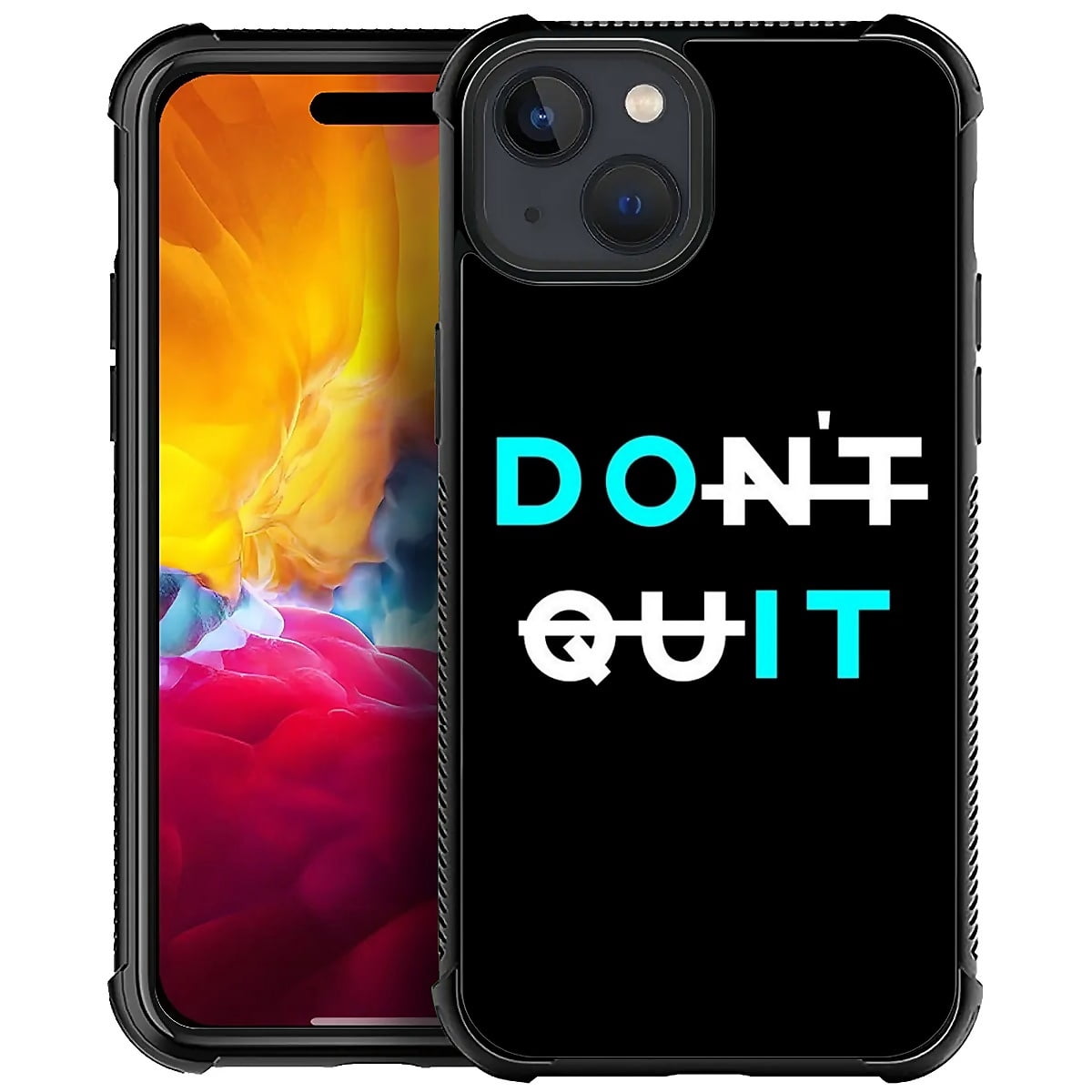 FKBRCL4U Compatible With iPhone 15 Case, Don'T Quit Positive Quotes ...