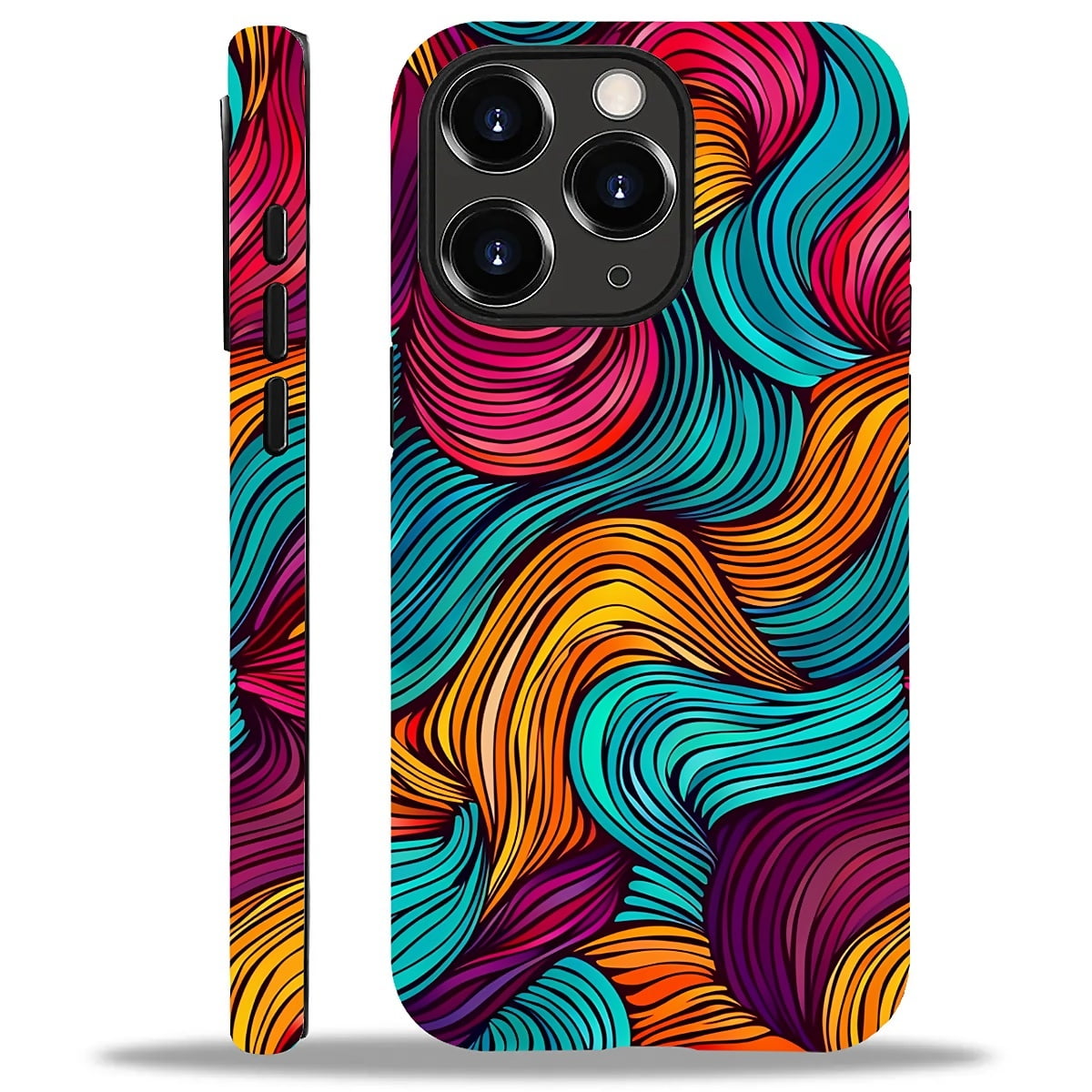 FKBRCL4U Compatible with iPhone 11 Pro Max Case, Colorful Swirling ...