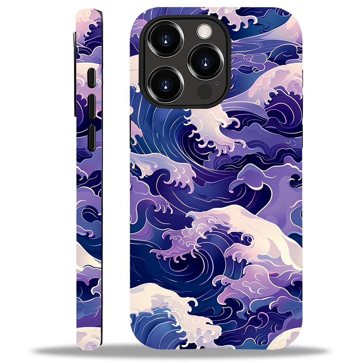 FKBRCL4U Compatible with iPhone 12 Pro Max Case, Purple Blue White ...