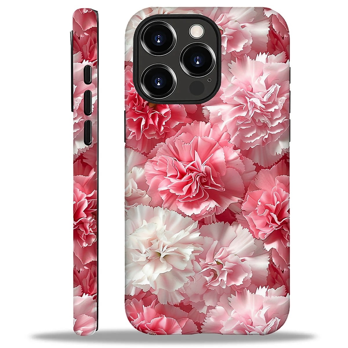FKBRCL4U Compatible with iPhone 16 Pro Case, Beautiful Pink White ...