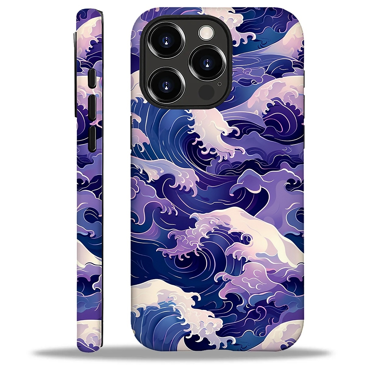 FKBRCL4U Compatible with iPhone 16 Pro Max Case, Purple Blue White ...