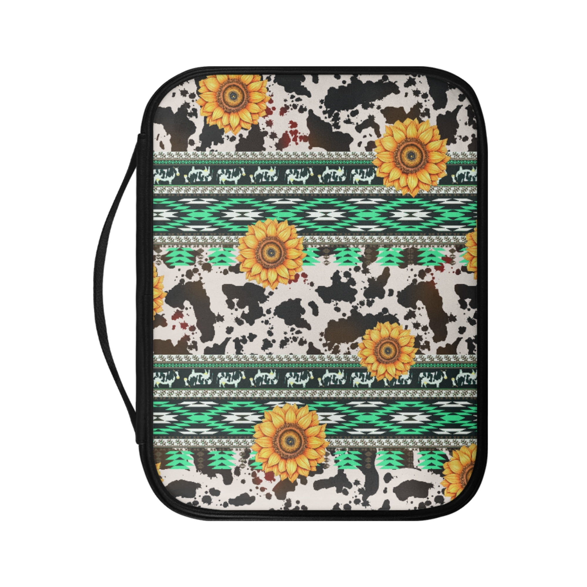 FKELYI Bible Covers with Handle PU Leather Bible Case American Tribal ...