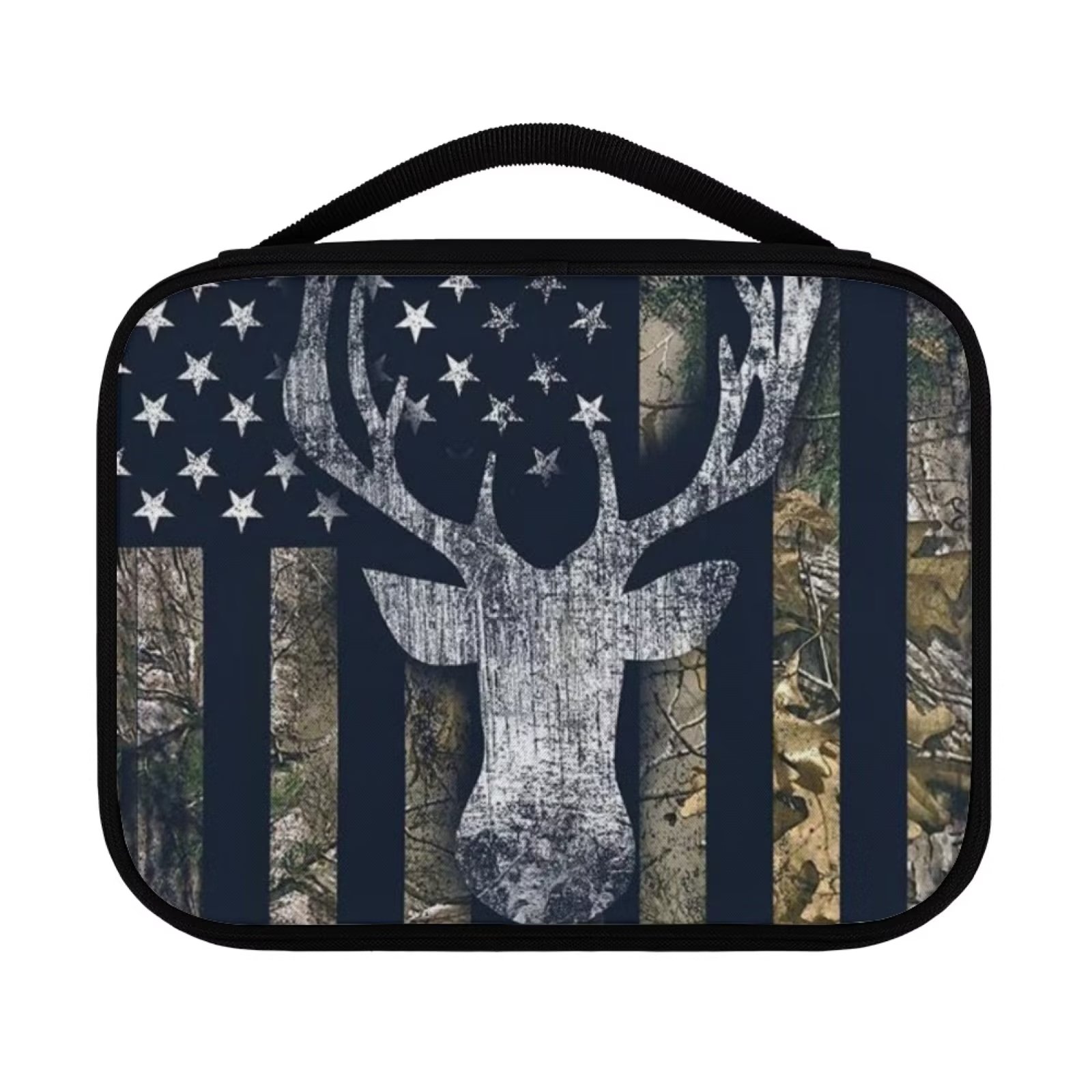 FKELYI Camo Hunting Deer Bible Case Portable Maple Wood Church Pray Bag ...