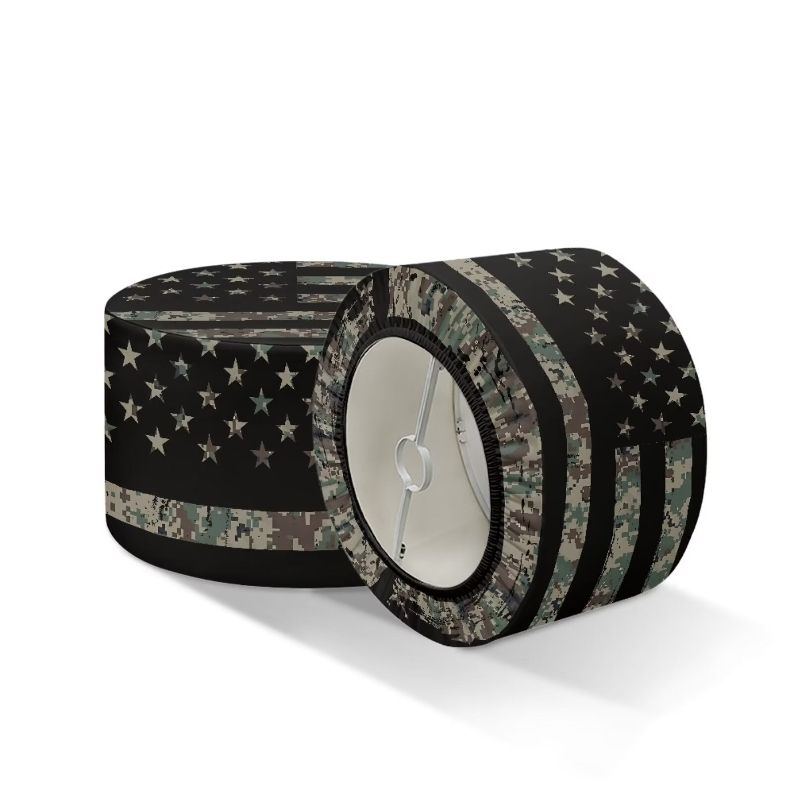 FKELYI Camo Hunting Lampshades Navy Green Elastic Drum Lamp Shades for ...