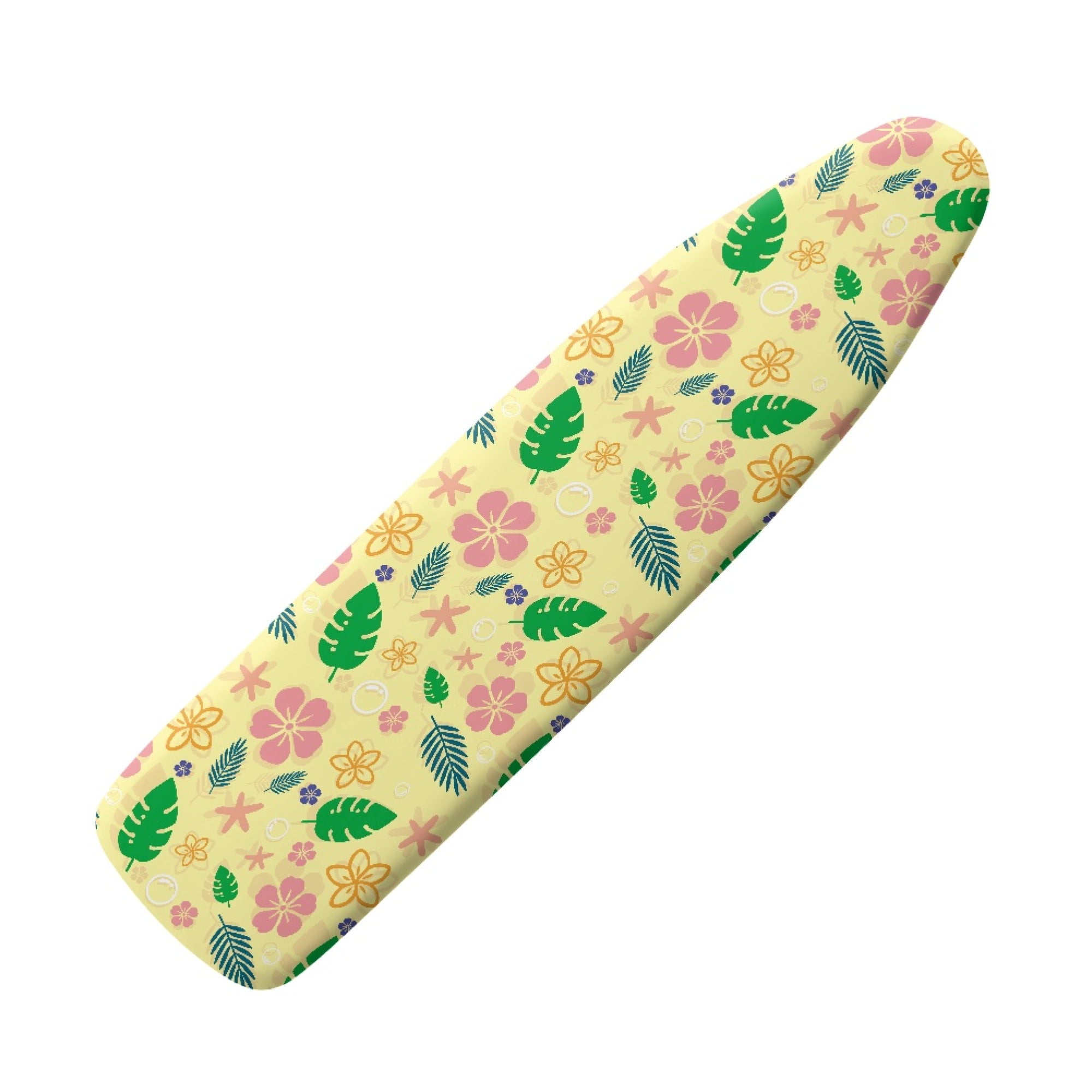 FKELYI Cherry Floral Palm Leaf Print Polyester Ironing Board Cover Heat ...