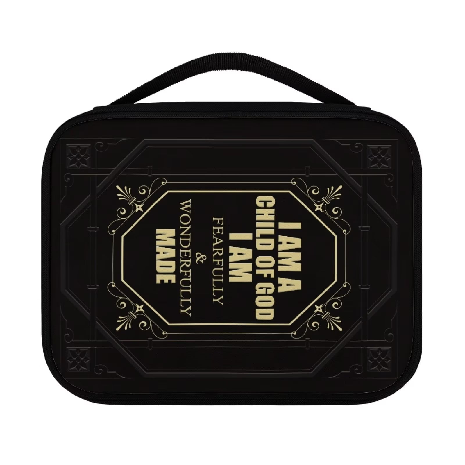 FKELYI Christian Bible Cover with Handle Portable Church Scripture ...