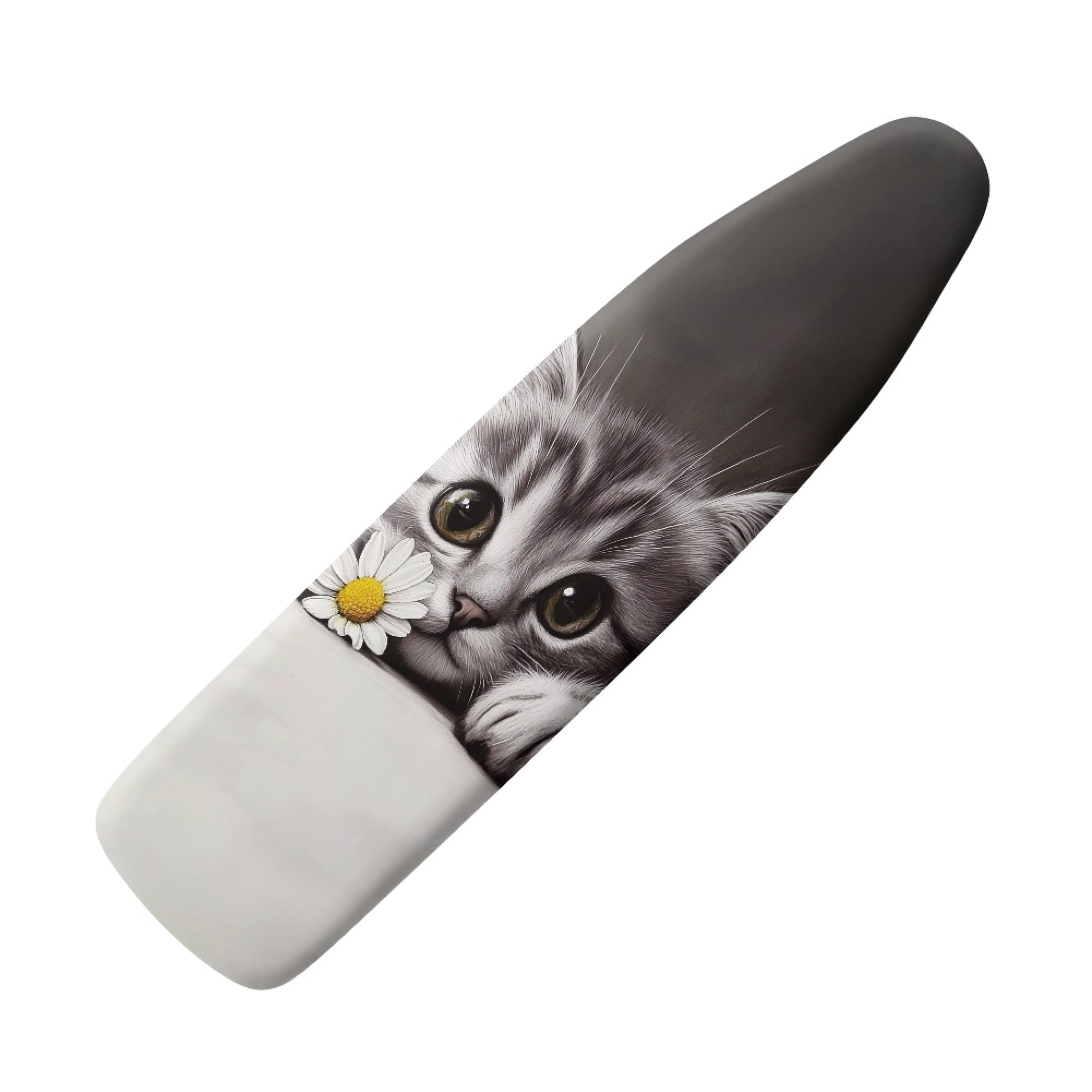 FKELYI Daisy Cat Grey Print Ironing Board Cover Heat Resistant Iron ...