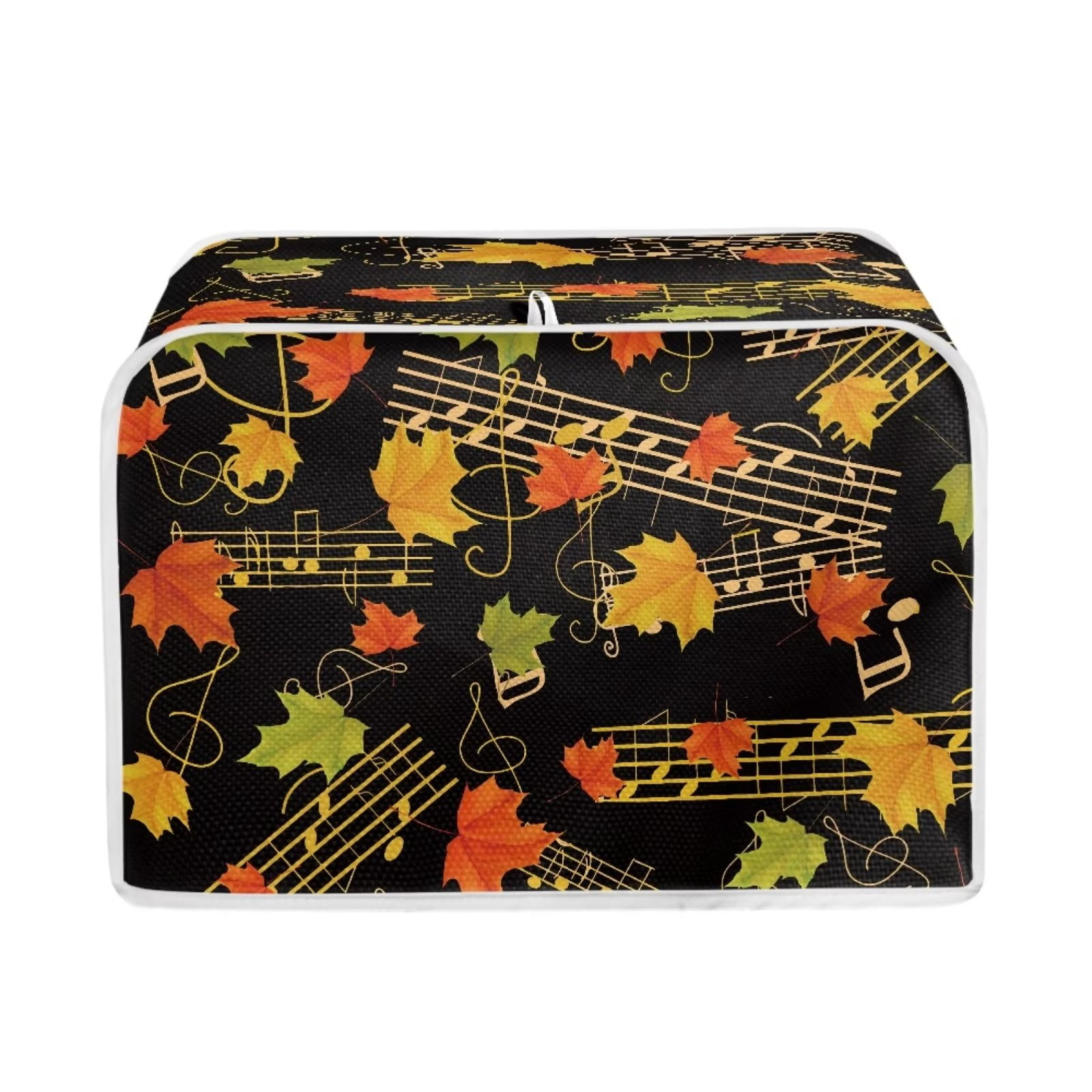 FKELYI Fall Maple Leaf Toaster Covers 4 Slice Bread Maker Coversh Wide ...
