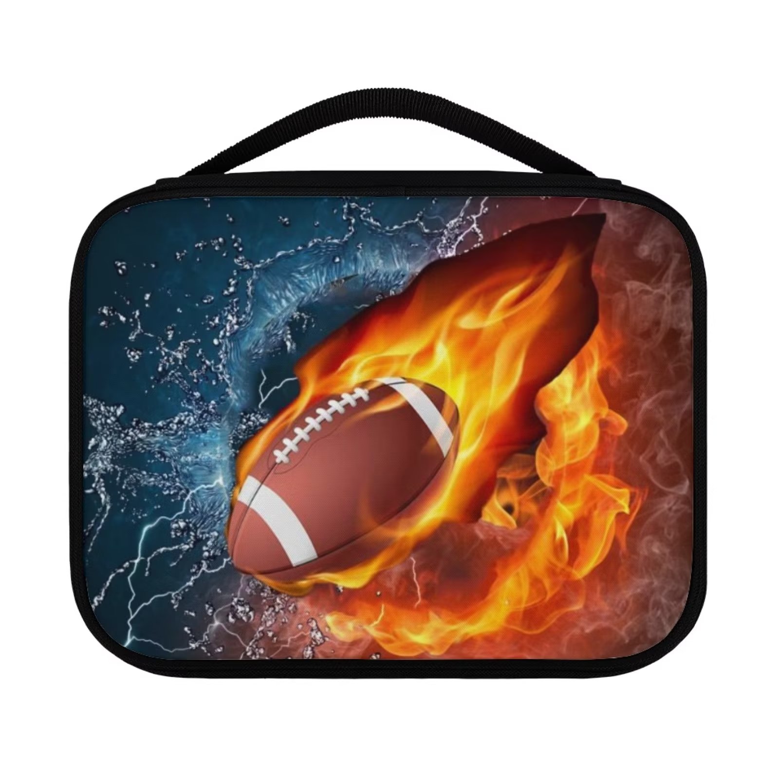 FKELYI Fire Football Bible Bag Large Capacity Bible Case with Pen ...