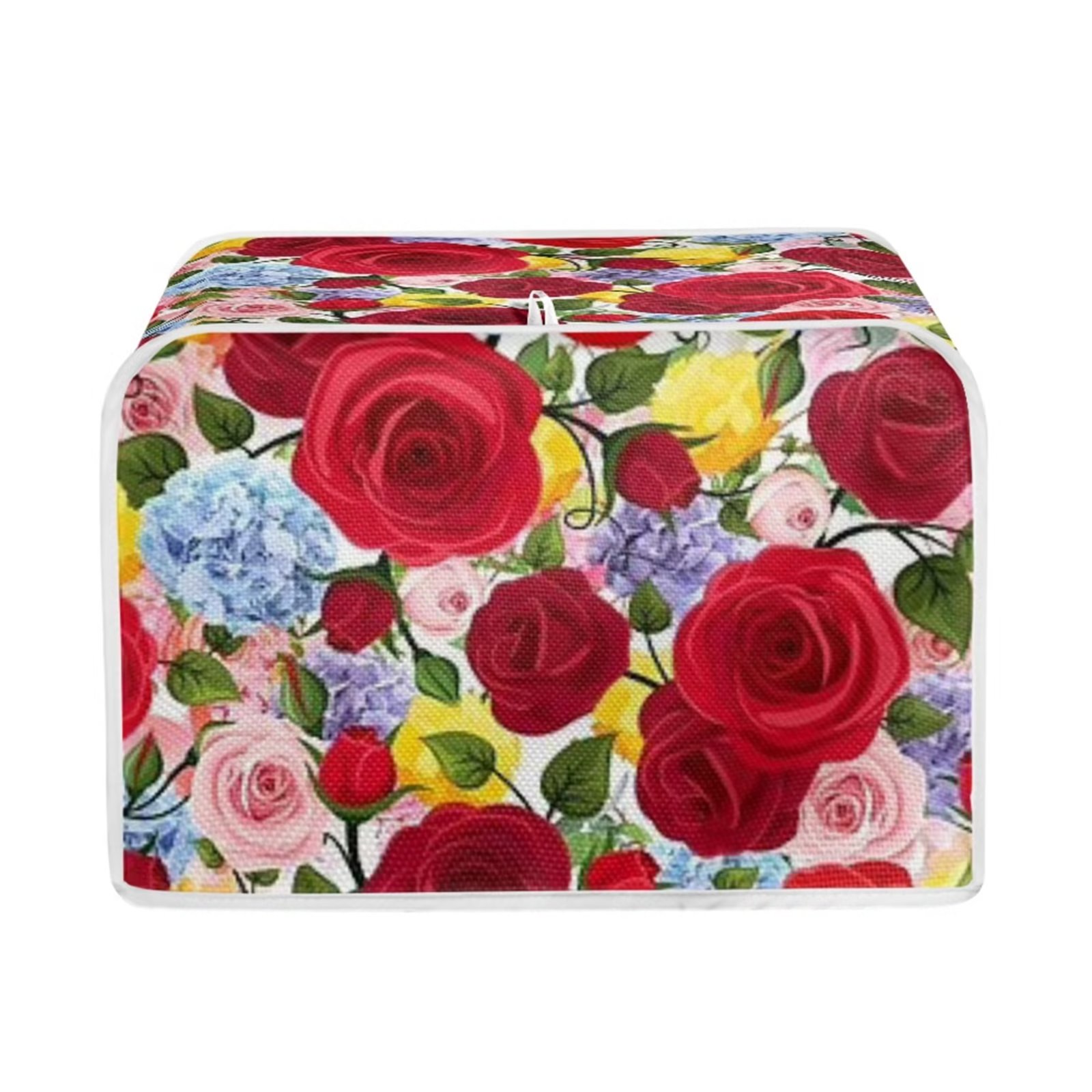 FKELYI Flower Rose Toaster Covers Durable Toaster Cover 4 Slice Wide ...