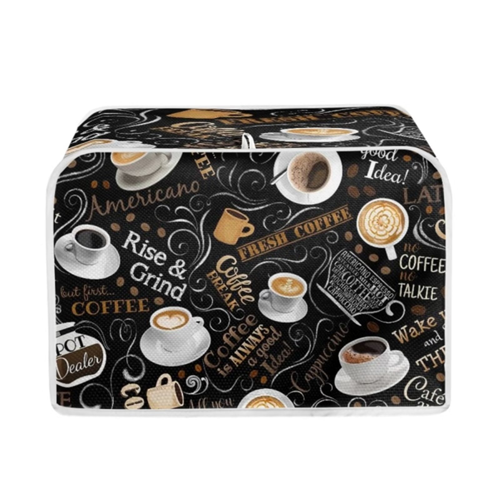 FKELYI Fresh Coffee Toaster Cover Durable 2 Slice Wide Slot Toaster ...