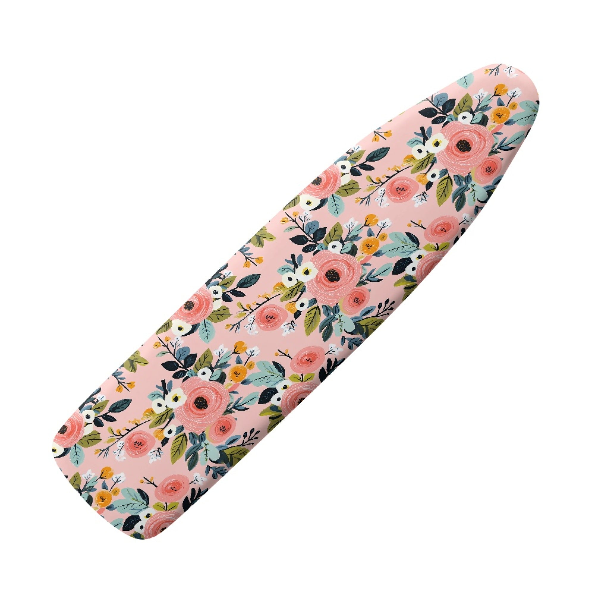 FKELYI Pink Flower Print Heat Ressistant Ironing Board Covers with Hook ...