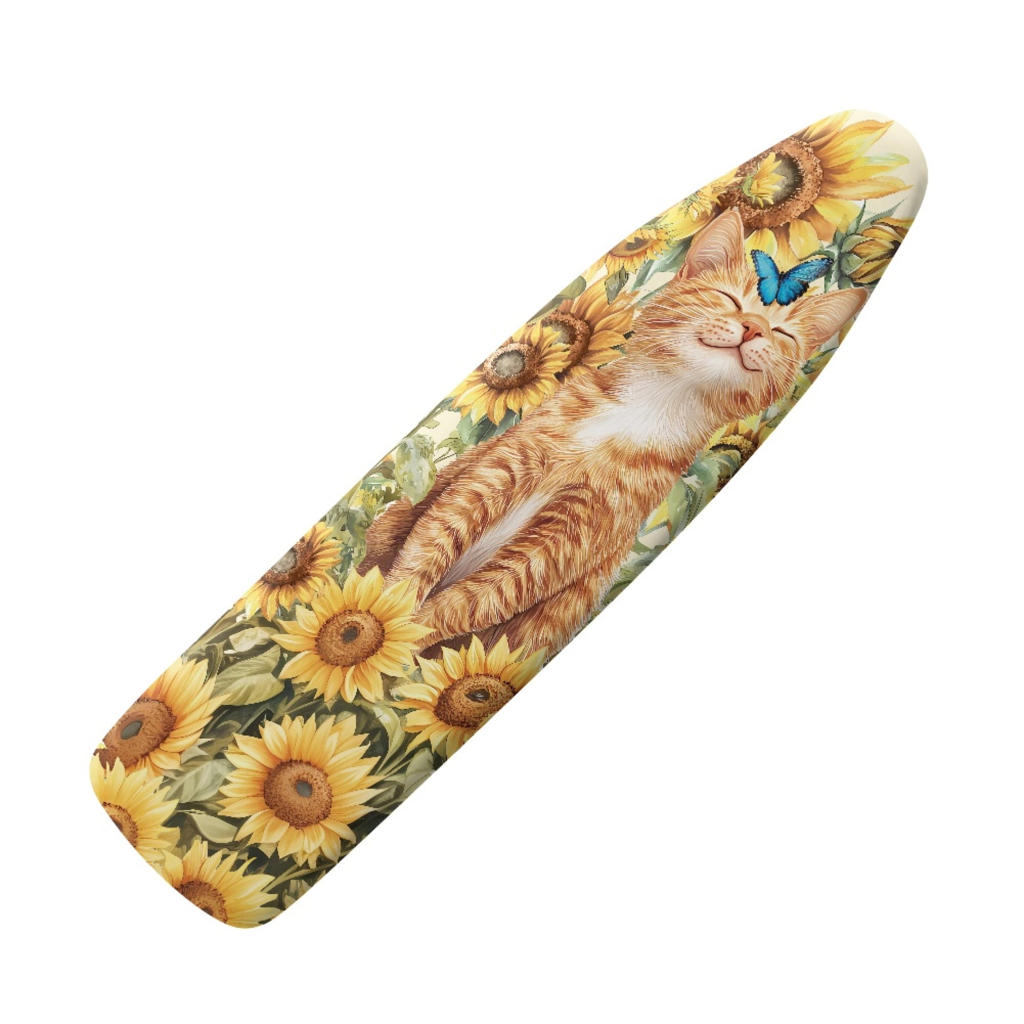 FKELYI Sunflower Cat Butterfly Print Ironing Board Cover with Hook and ...