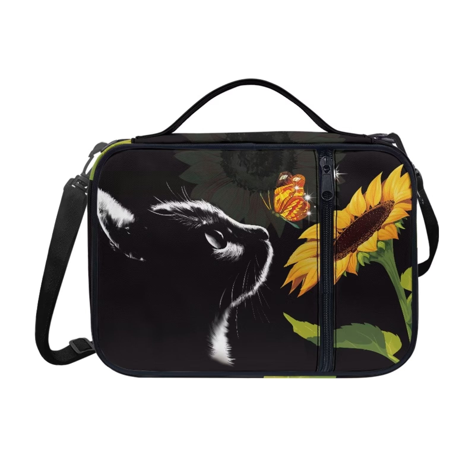 FKELYI Sunflower and Cat Bible Cover Dirt-Resistant Bible Cover for ...