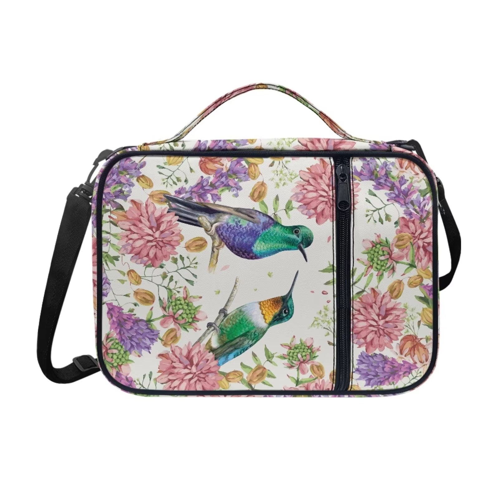 FKELYI Vintage Flower Hummingbird Bible Case Large Bible Cover with ...
