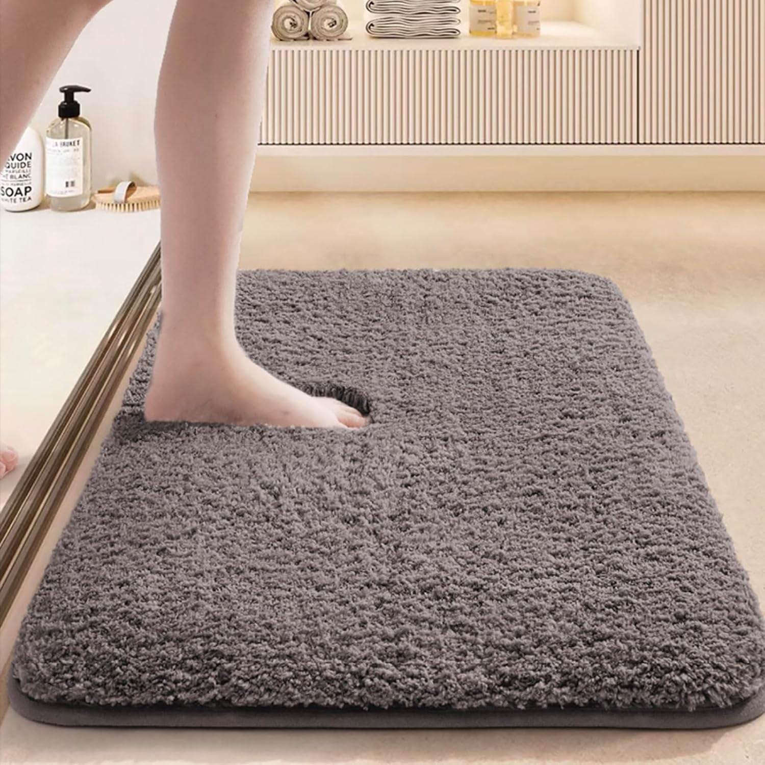 FKFISD-Bathroom Floor mat, Household Door mat, Non-Slip Foot mat ...