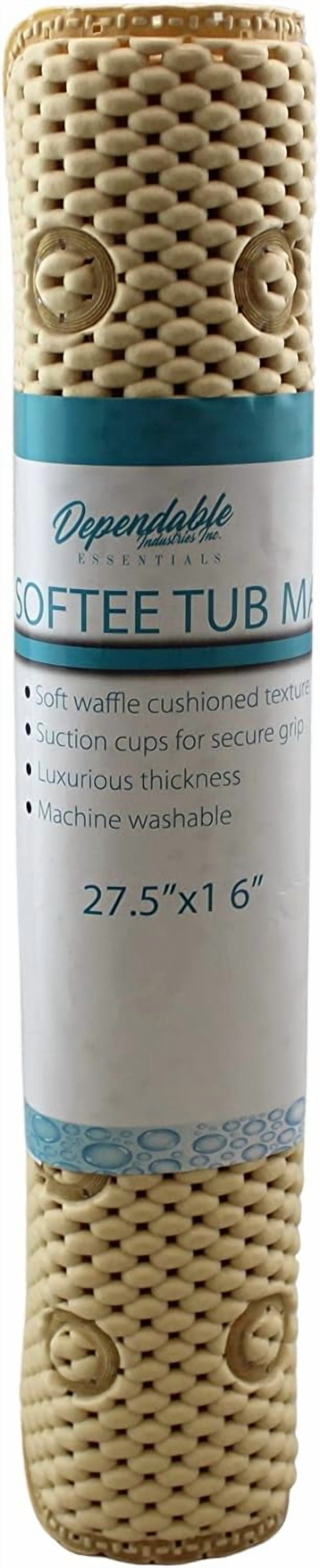 FKFISD-Bathtub and Shower Soft Waffle Cushioned Texture Spa Bathroom ...