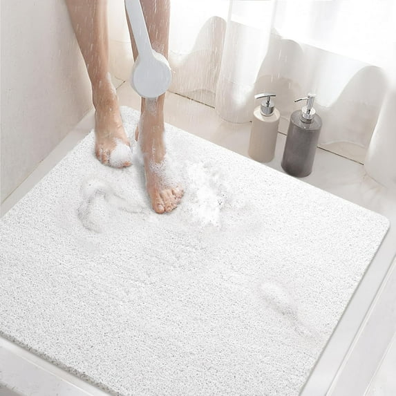 FKFISD-Square Shower Mat Non Slip, Bath Tub Mat for Textured Surface ...