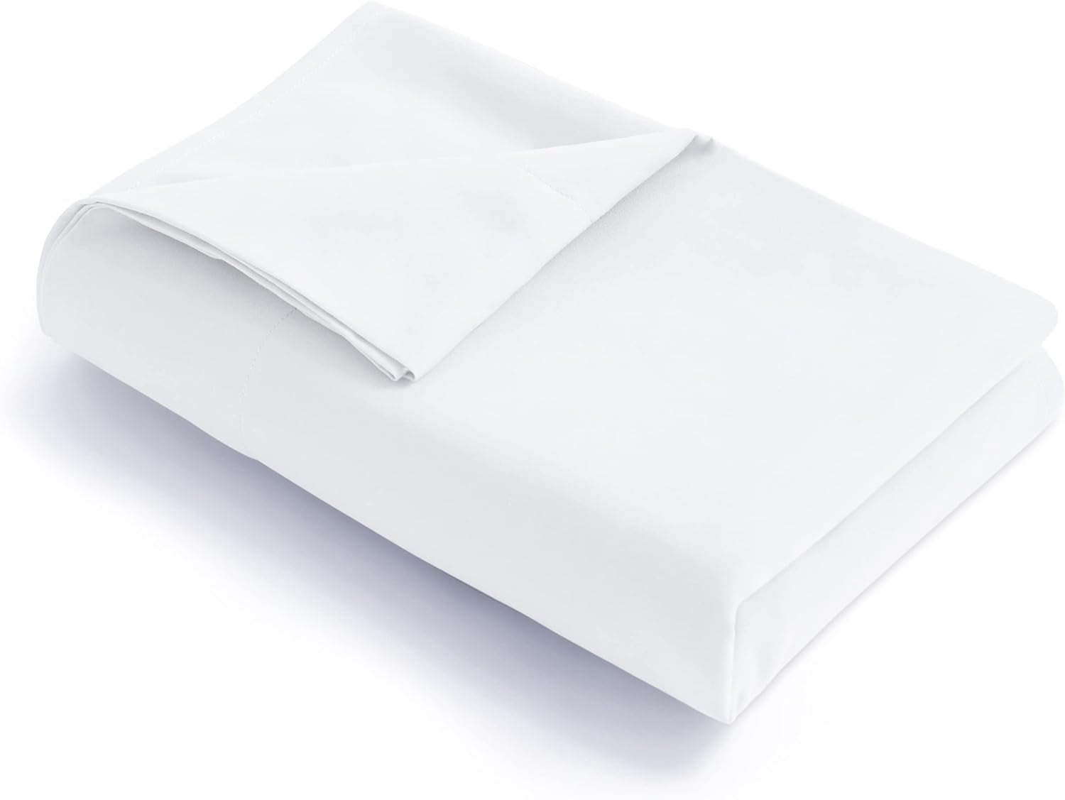 FKFISD-Twin Flat Sheet - Brushed Microfiber Flat Sheet Only - Soft and ...