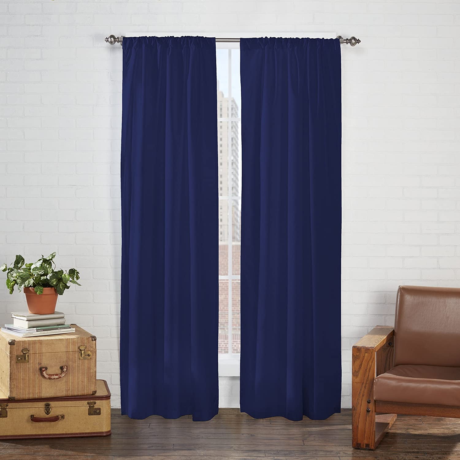 FKHDGF-Cadenza Microfiber Rod Pocket Panel Pair, Light Filtering Window ...