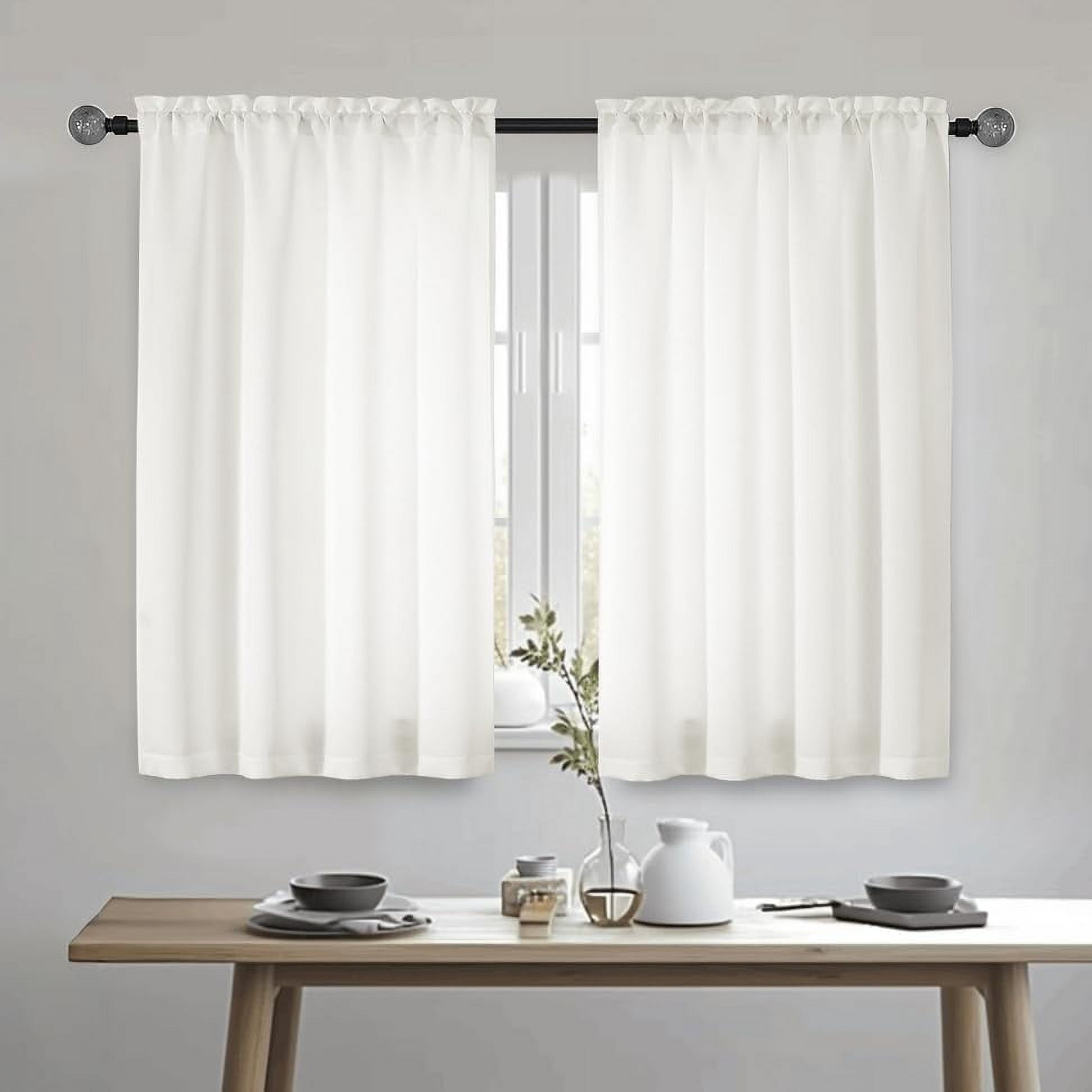 FKHDGF-Heidi Natural Curtains for Bedroom and Living Room - Light ...