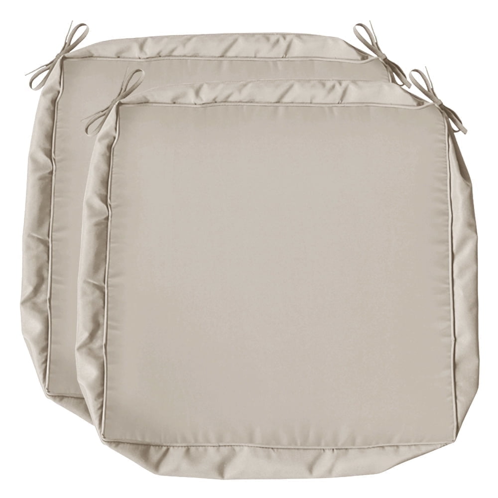 2 Pack Outdoor Patio Chair Cushion Cover Seat Cover Water Resistant ...