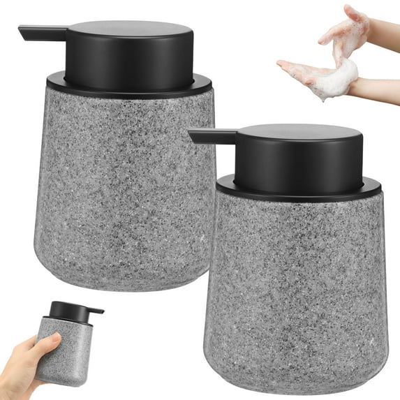 FKSZLL 2Pcs Liquid Soap Dispenser with Press Pump Refillable Hand Soap ...